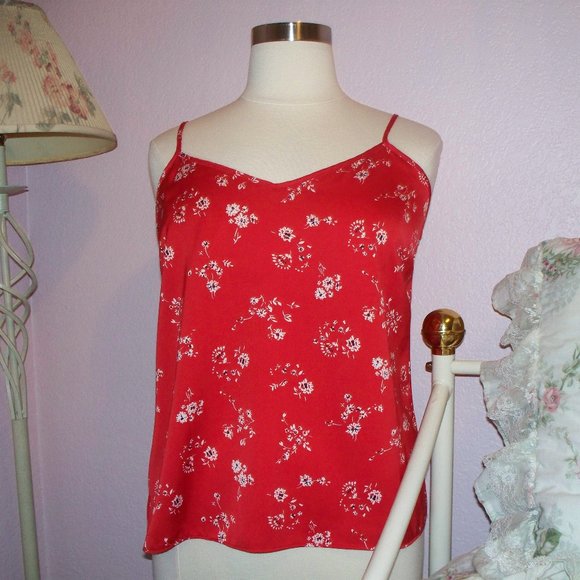 dip | Tops | Super Cute Red Tank Top | Poshmark